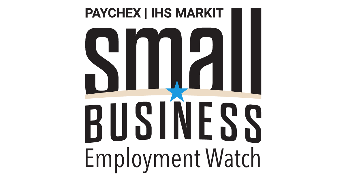 Small Business Employment Watch provided by Paychex | IHS Markit
